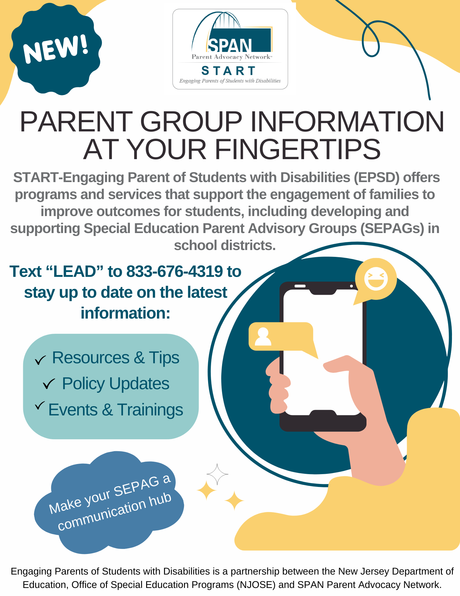 START–Engaging Parents of Students with Disabilities | SPAN Parent ...