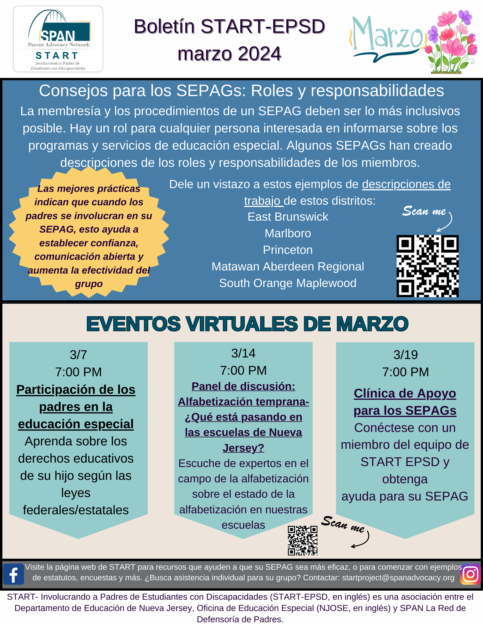 START–Engaging Parents of Students with Disabilities | SPAN Parent ...